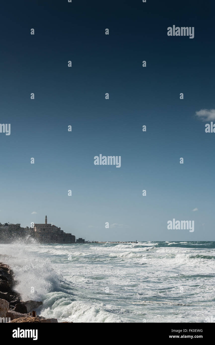 Israel, Tel Aviv, Jaffo seen from Tel Aviv Stock Photo - Alamy