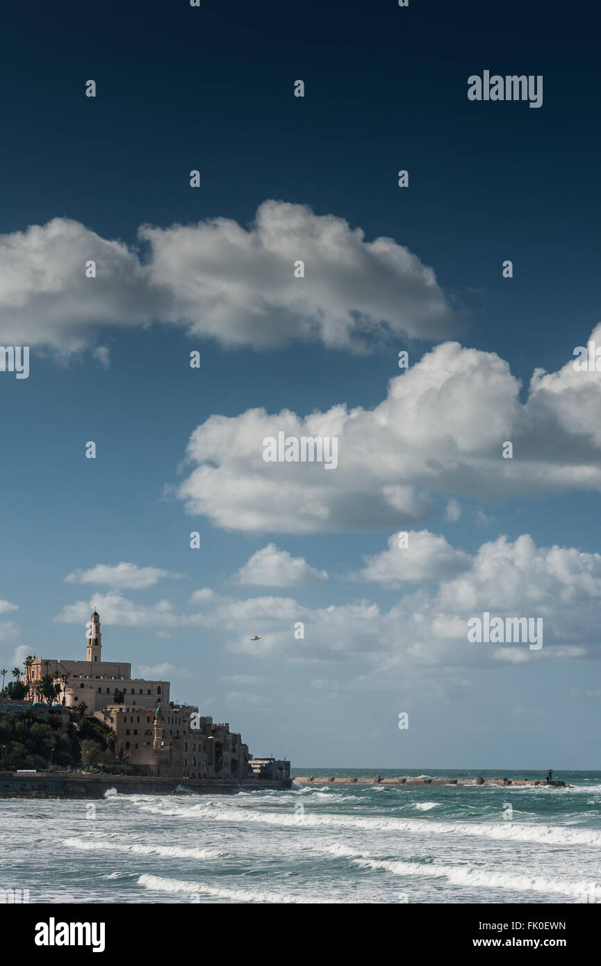 Israel, Tel Aviv, Jaffo seen from Tel Aviv Stock Photo - Alamy