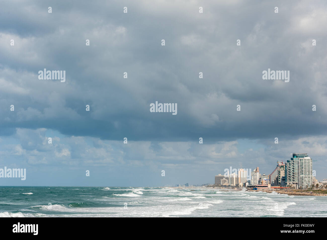 Israel, Tel Aviv, cityscape seen from Jaffo Stock Photo - Alamy