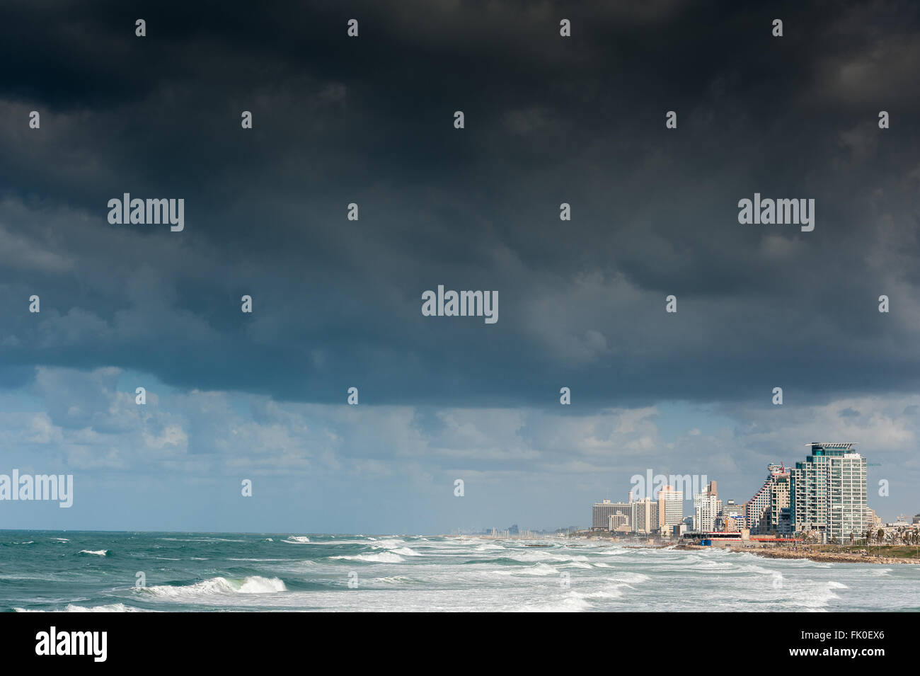 Israel, Tel Aviv, cityscape seen from Jaffo Stock Photo - Alamy