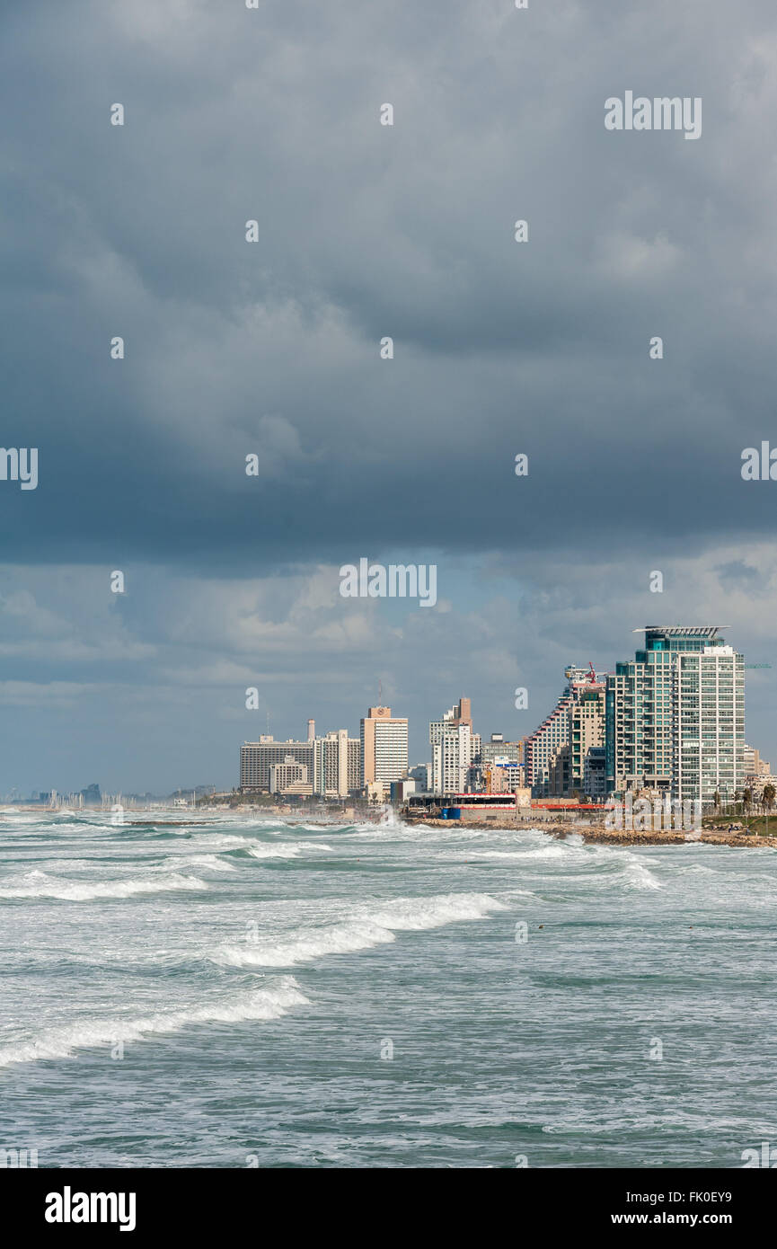 Israel, Tel Aviv, cityscape seen from Jaffo Stock Photo - Alamy