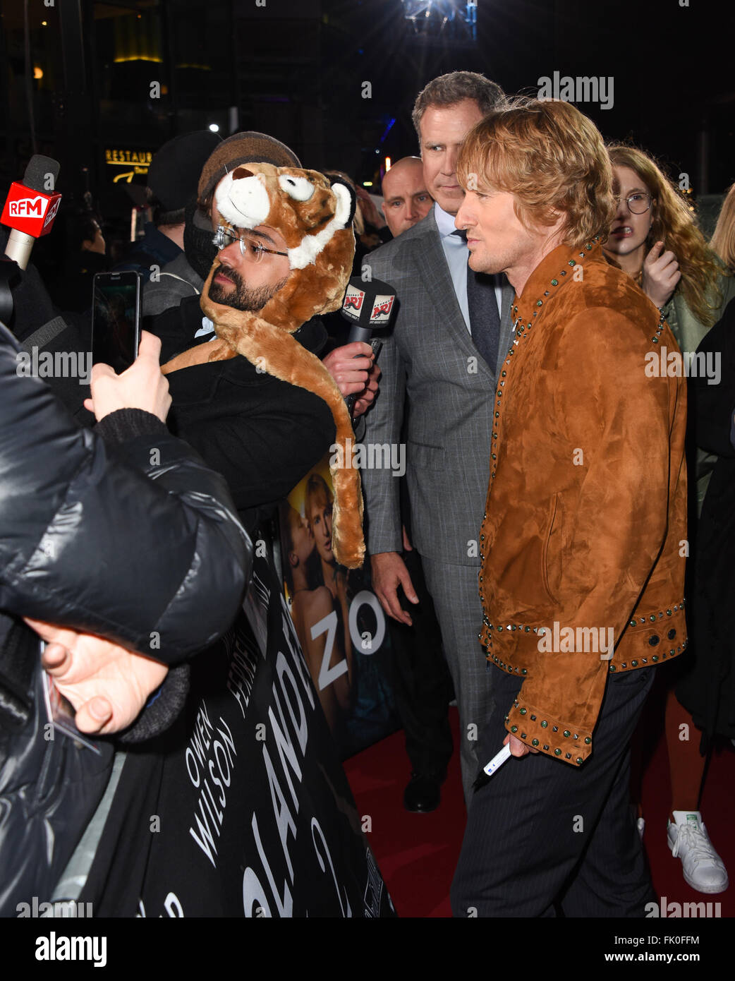 The Zoolander No. 2 Berlin Premiere in Potsdamer Platz. Featuring: Owen ...