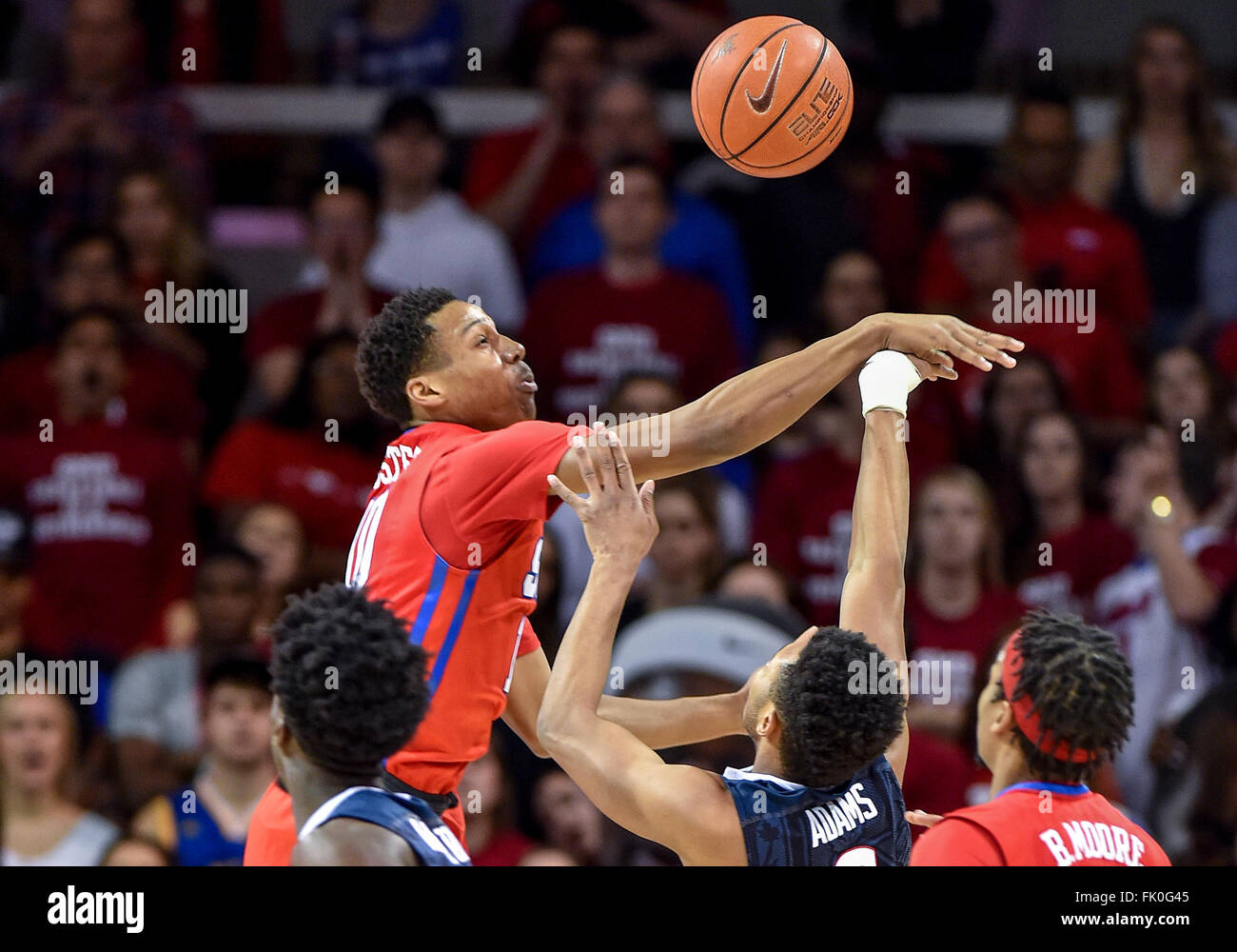 Feb. 3rd, 2016:.Southern Methodist Mustangs guard Jarrey Foster (10 ...
