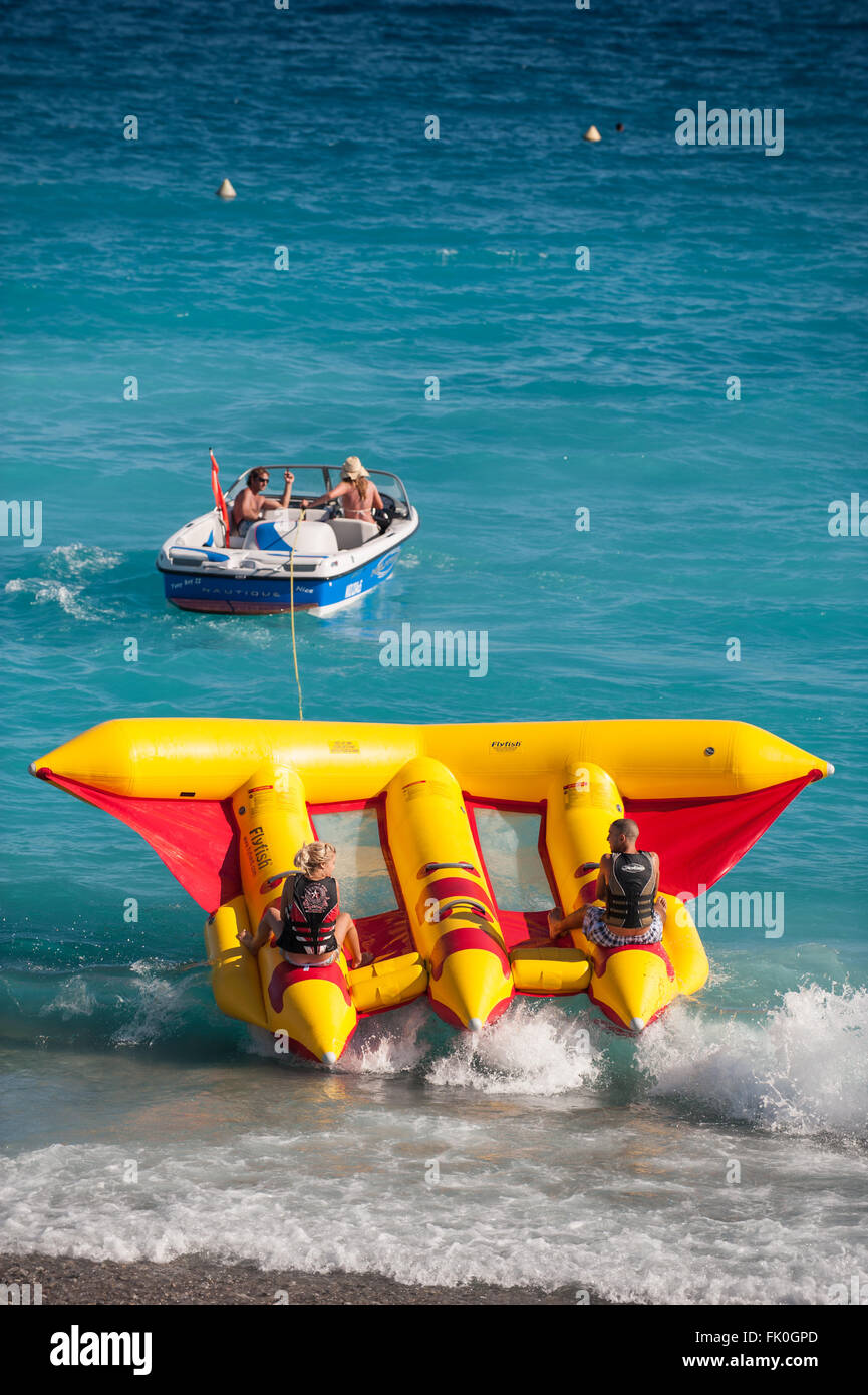 Inflatable towed hi-res stock photography and images - Alamy