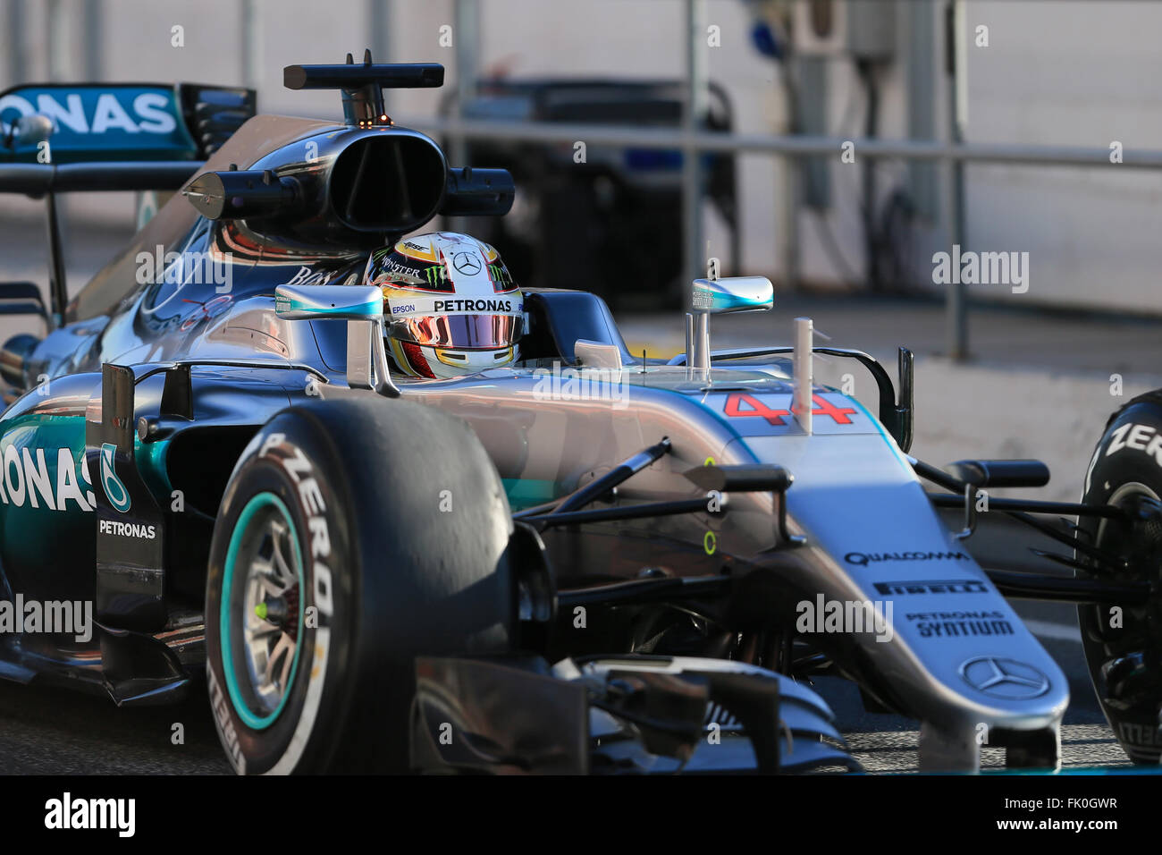 Mercedes amg f1 w07 hybrid of lewis hamilton hi-res stock photography ...