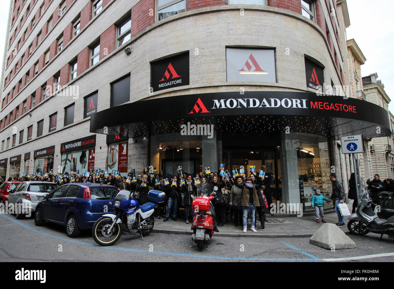 Turin, Italy. 04th Mar, 2016. The Italian actor Marco Bocciolini, aka ...
