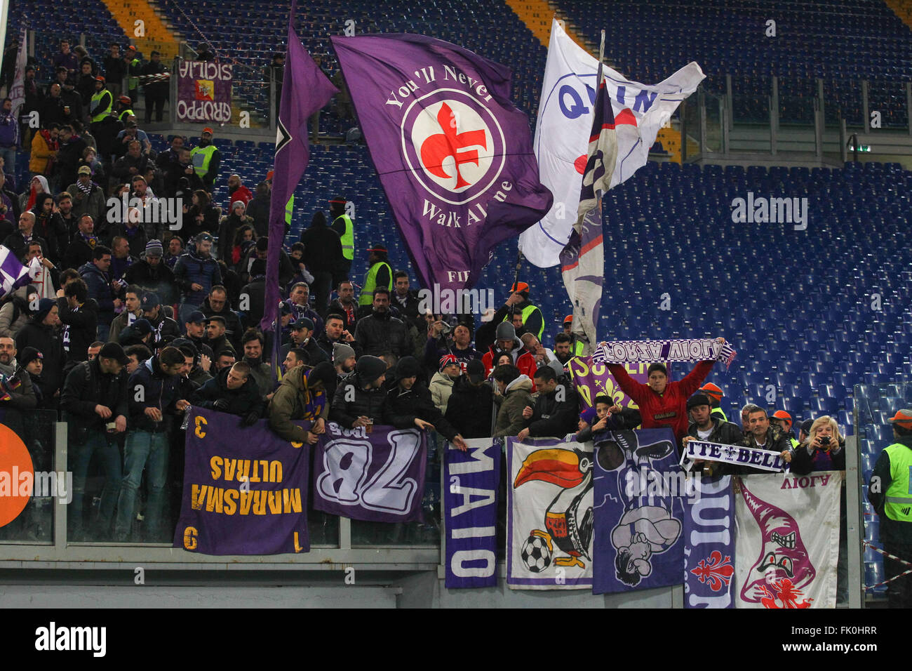 Stadium Olimpico, Rome, Italy. 04th Mar, 2016. Serie A football league ...