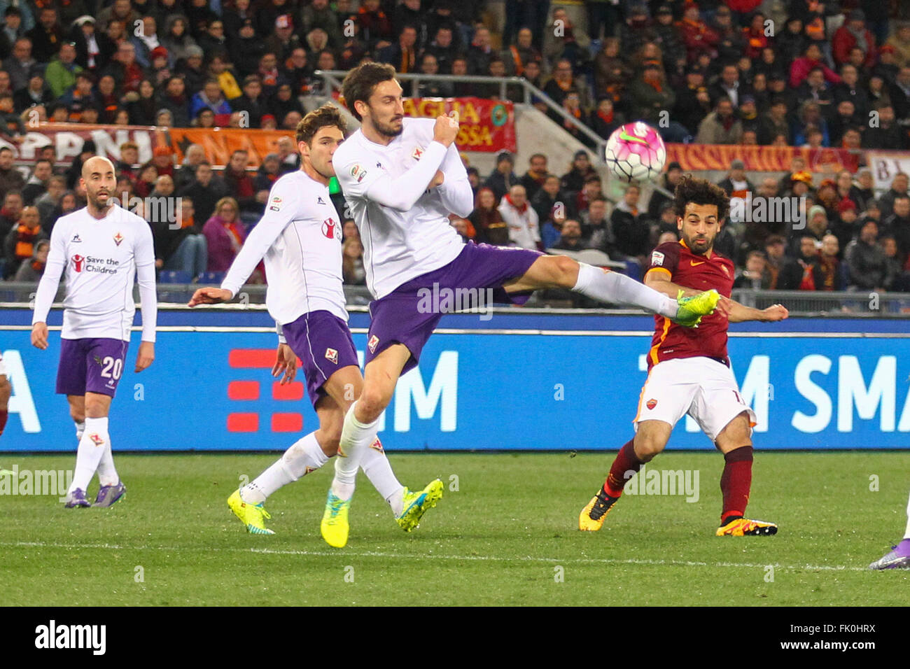 Stadium Olimpico, Rome, Italy. 04th Mar, 2016. Serie A football league ...