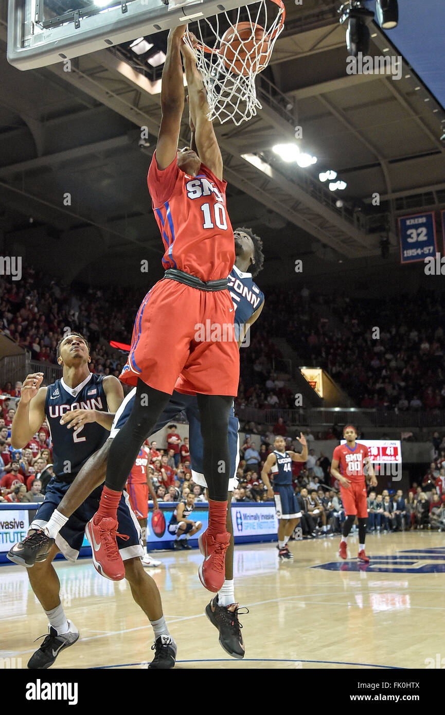 Feb. 3rd, 2016:.Southern Methodist Mustangs guard Jarrey Foster (10 ...