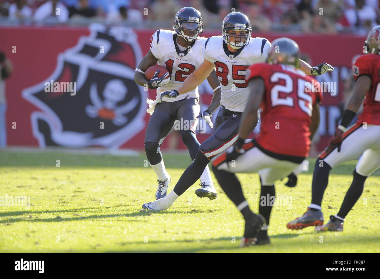Tampa, Fla, USA. 13th Nov, 2011. Houston Texans wide receiver Jacoby ...