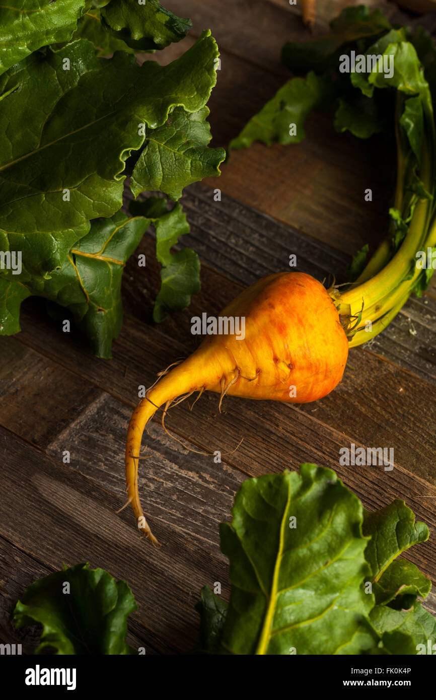 Raw Organic Golden Beets in a Box Stock Photo - Alamy