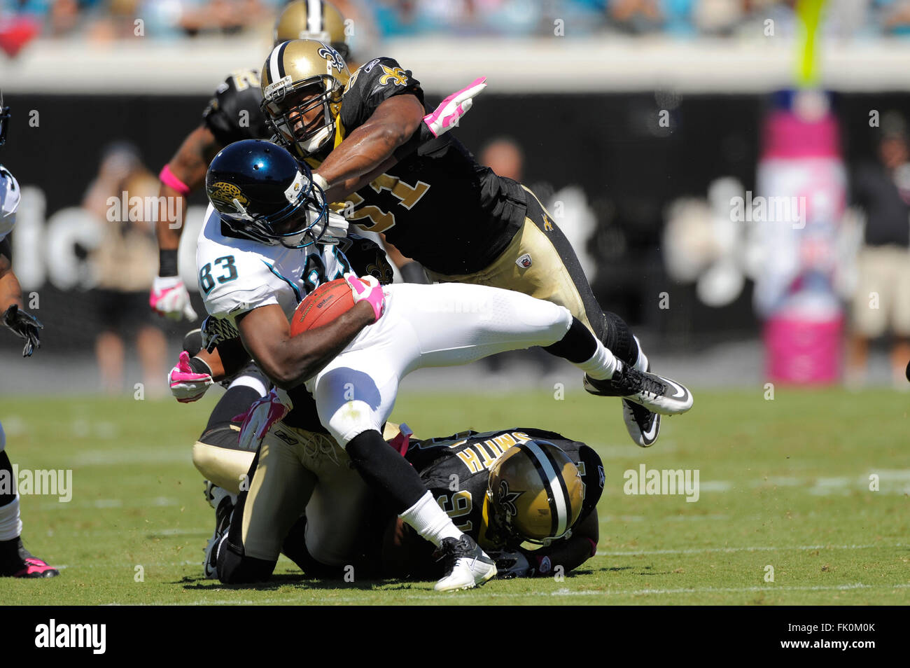 Jacksonville, Fla, USA. 2nd Oct, 2011. Jacksonville Jaguars wide ...