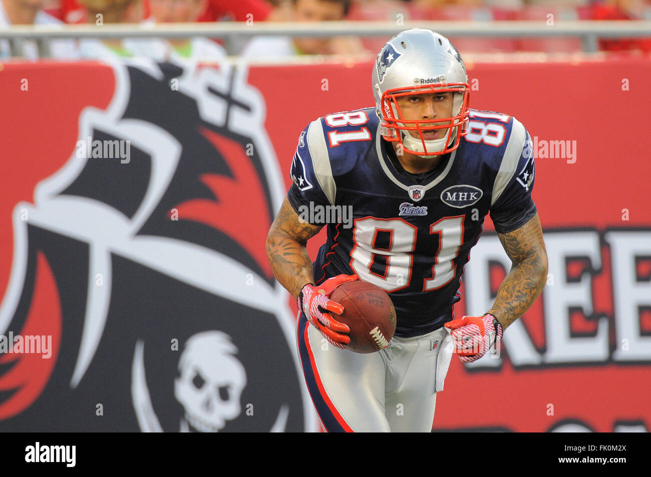 Aaron hernandez portrait hi-res stock photography and images - Alamy