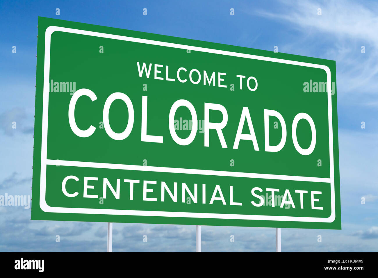 Colorado welcome sign hi-res stock photography and images - Alamy