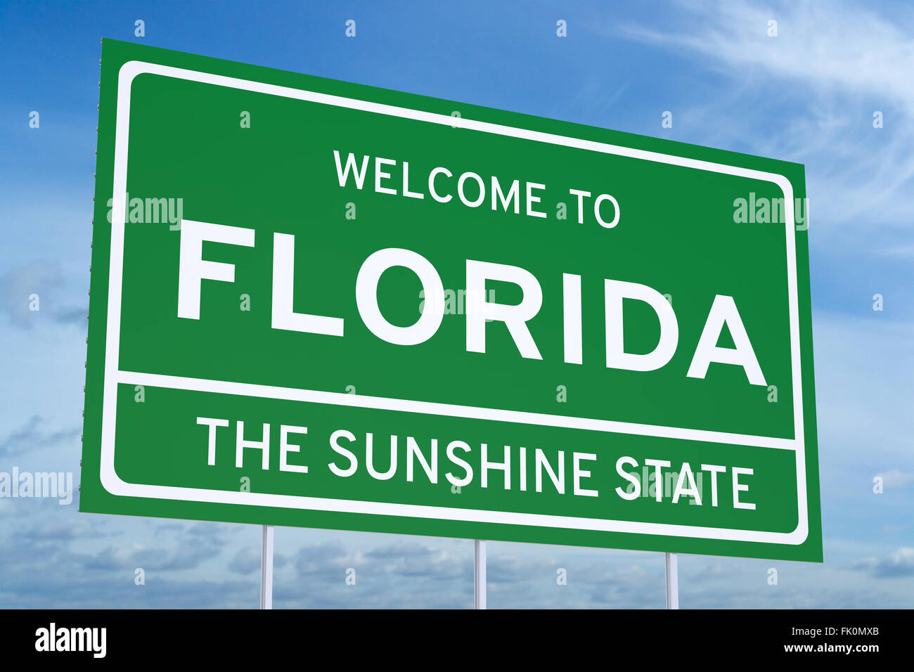 Welcome florida sign sunshine state hi-res stock photography and images ...