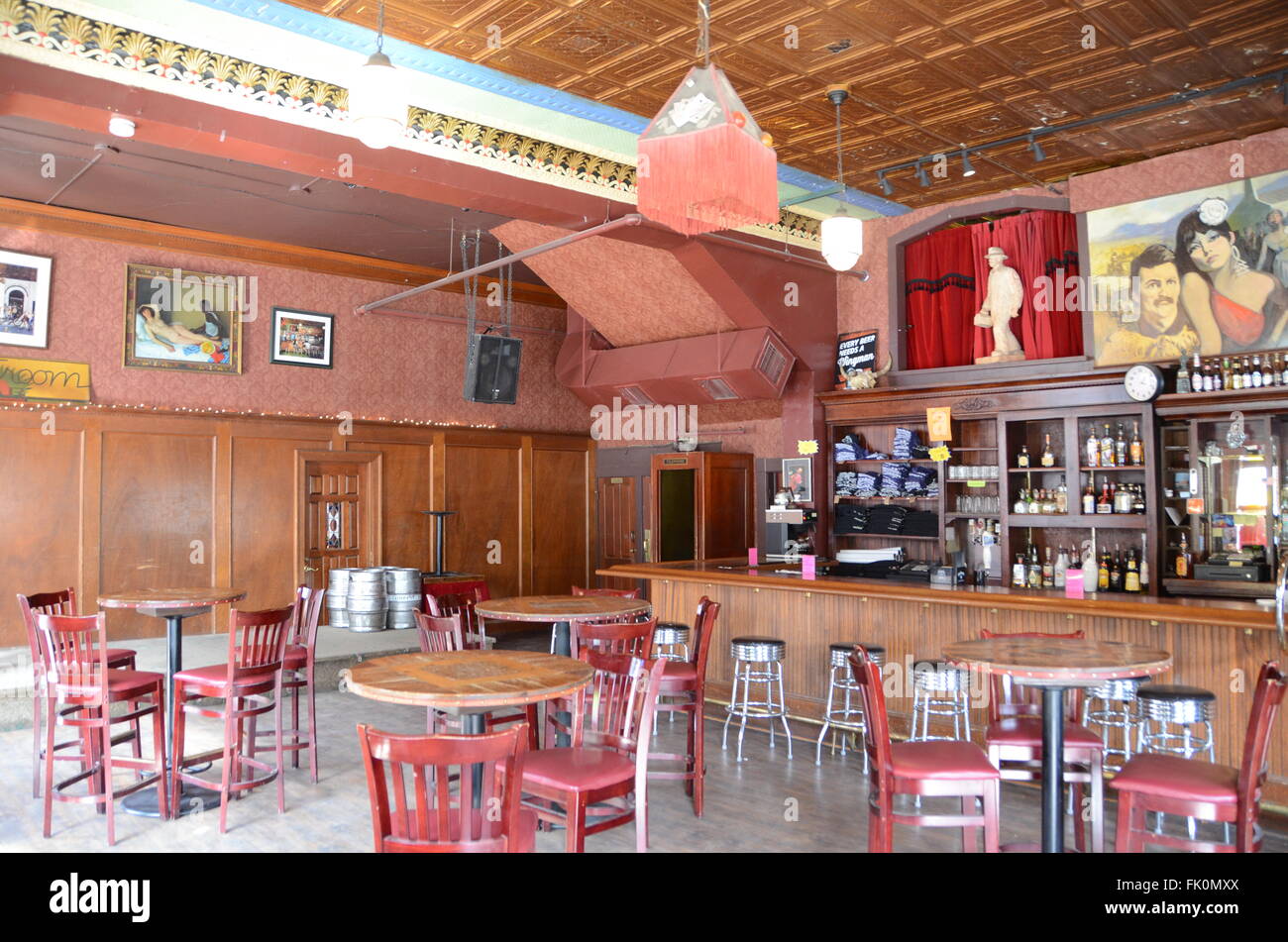 connor hotel spirit bar jerome ghost town arizona Stock Photo - Alamy