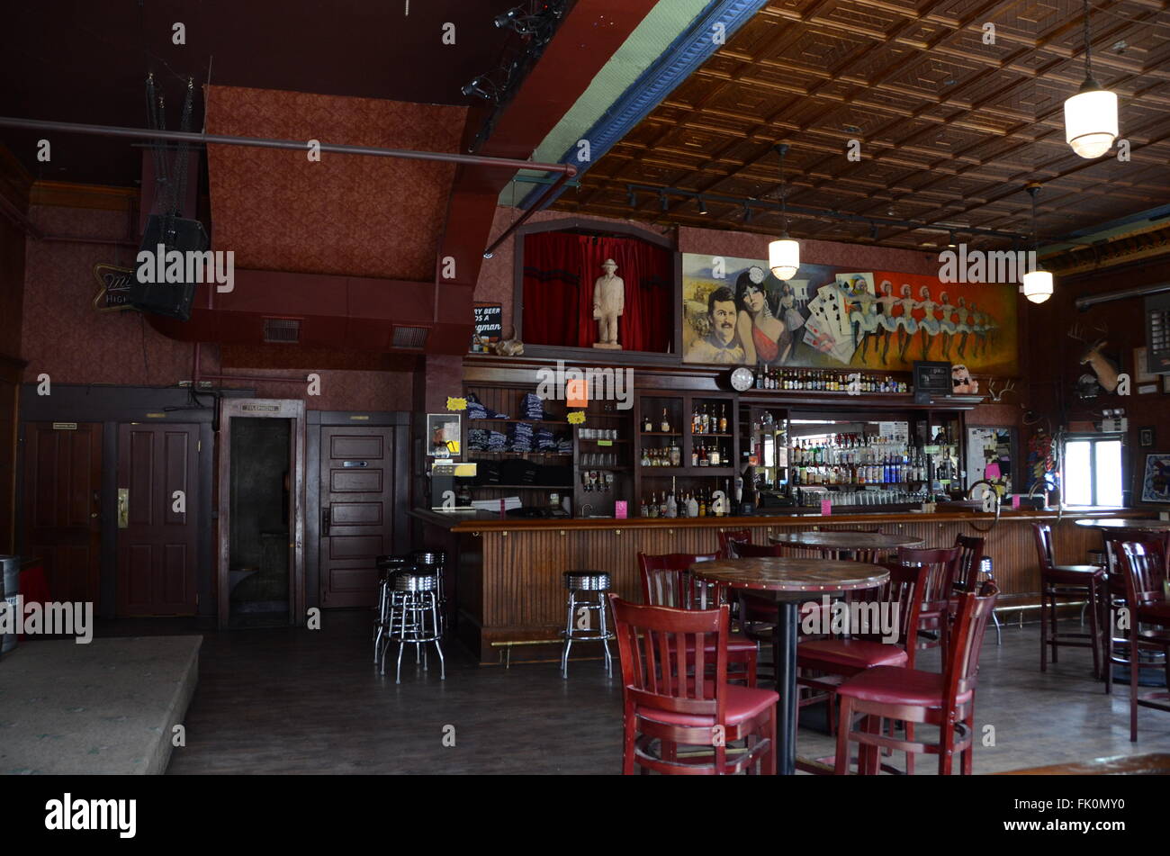 spirit bar connor hotel jerome ghost town arizona ex brothel Stock ...