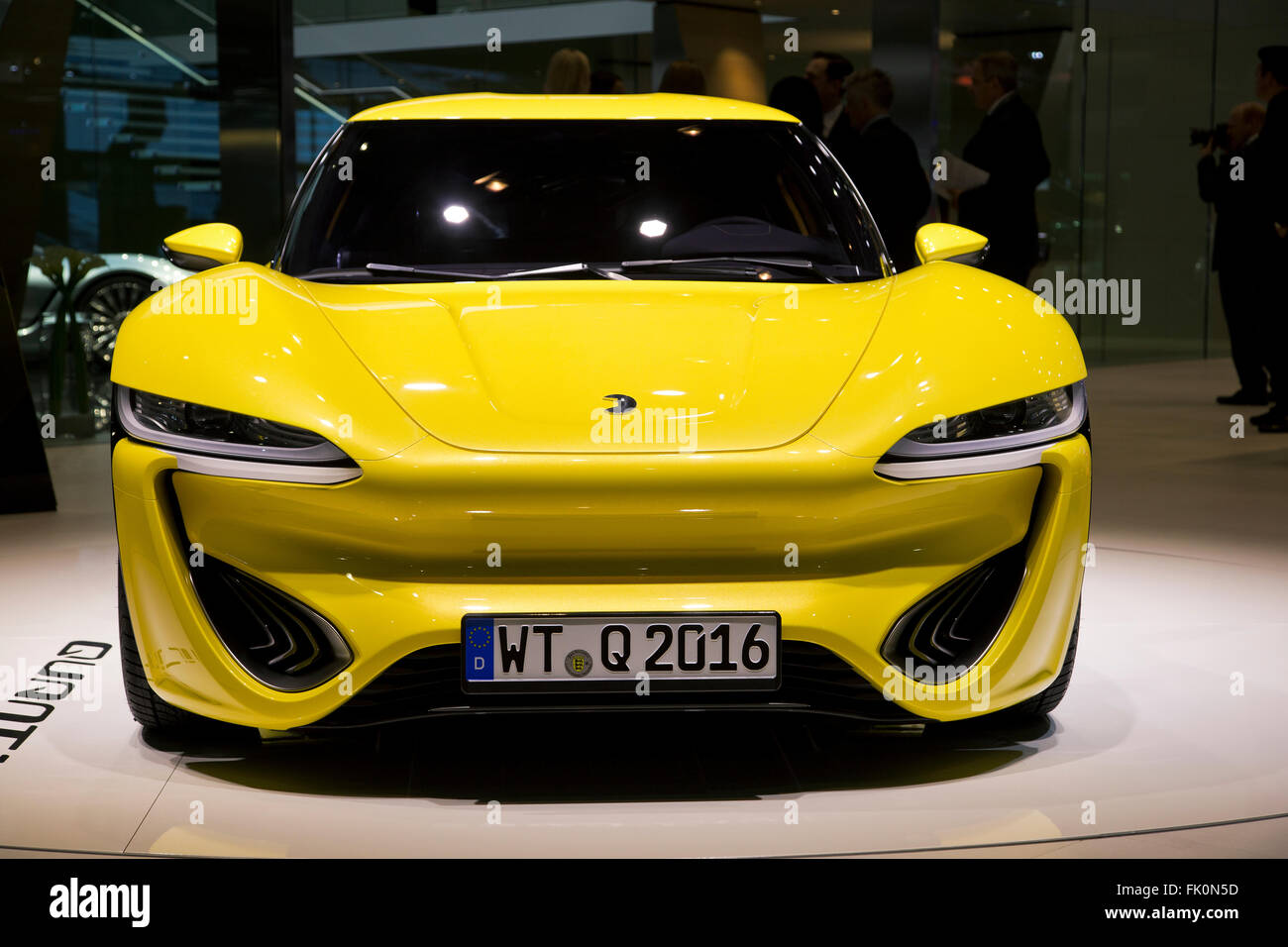 NanoFlowcell QUANTiNO electric flow cell car at the Geneva Motor Show ...