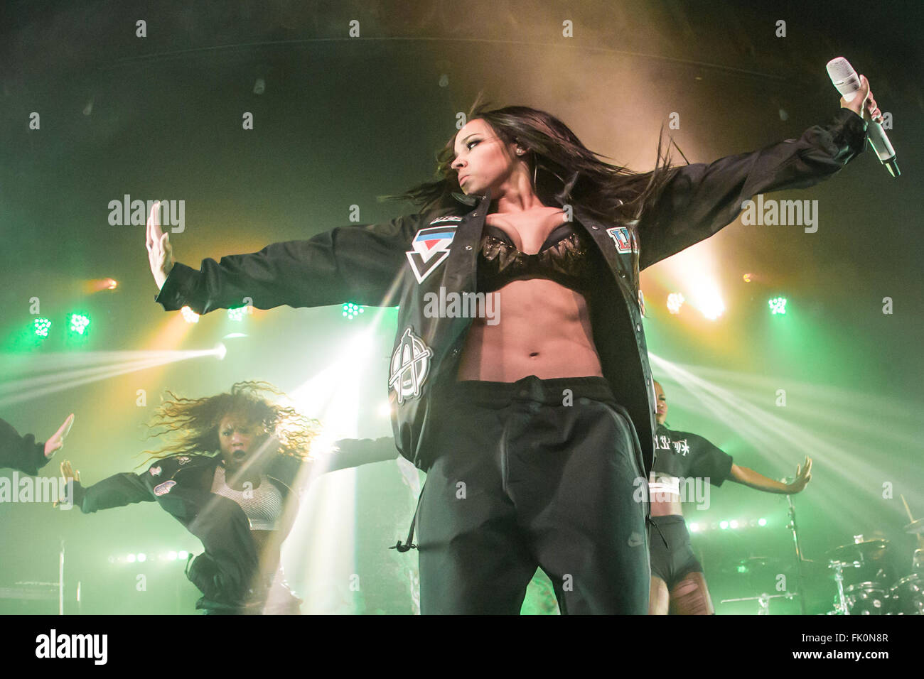 Detroit, Michigan, USA. 3rd Mar, 2016. TINASHE performing on her ...