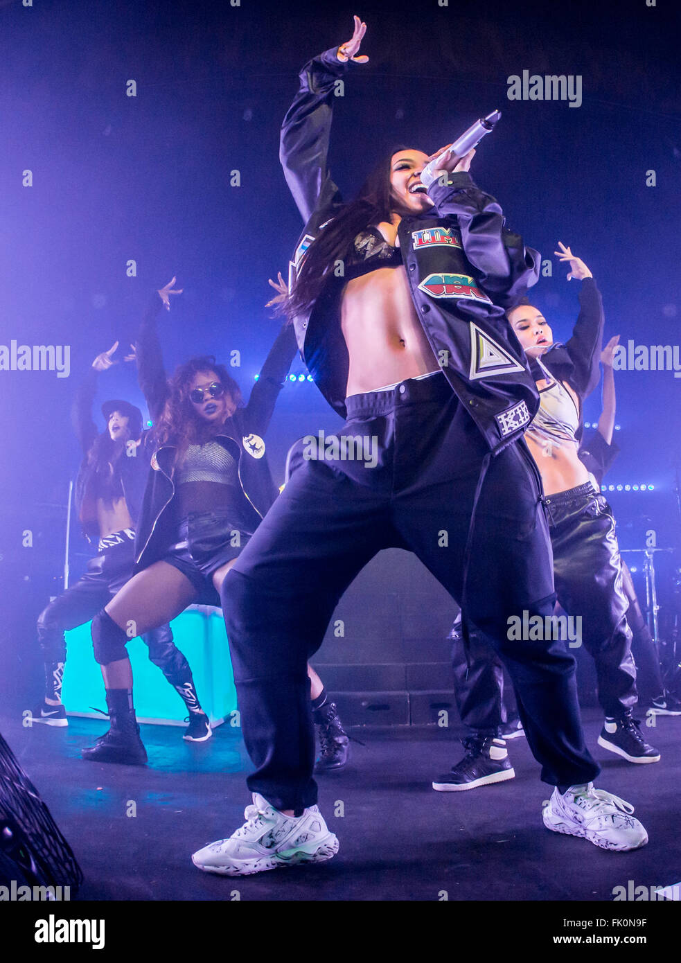 Detroit, Michigan, USA. 3rd Mar, 2016. TINASHE performing on her ...