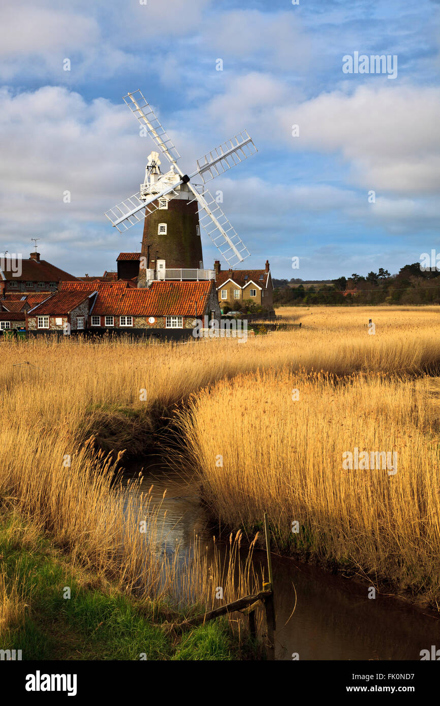 Cley WindMill on a bright spring morning Stock Photo - Alamy
