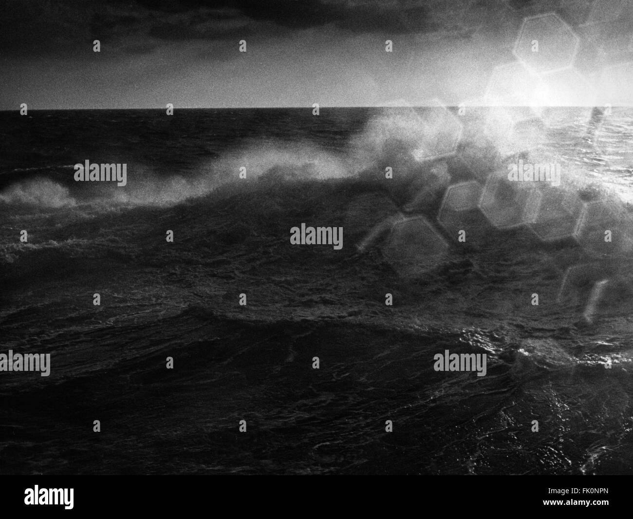 Seas sunlight Black and White Stock Photos & Images - Alamy