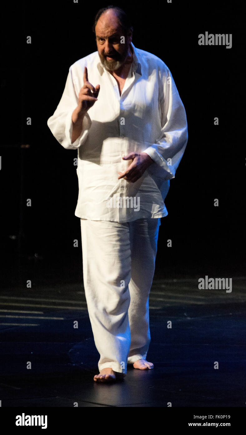 Aviles, Spain. 4th March, 2016. Spanish actor, Jose Maria Pou, is ...