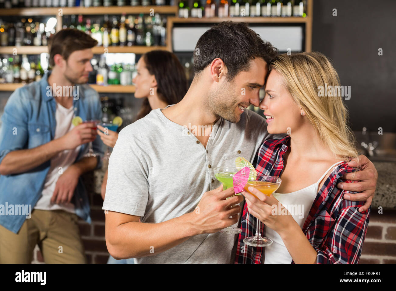 Couple having cocktails hi-res stock photography and images - Alamy