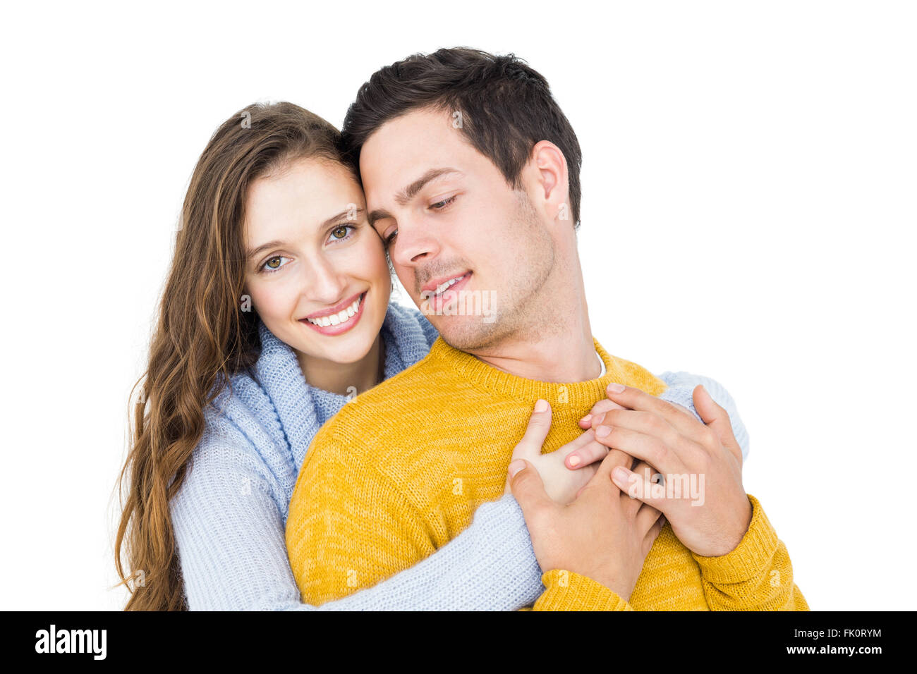 Cool young couple cuddling hi-res stock photography and images - Alamy