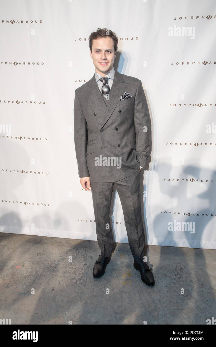 New York Fashion Week Men's Fall/Winter 2016 - Joseph Abboud - Arrivals ...