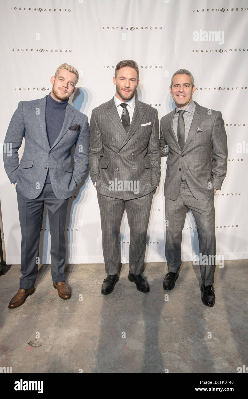 New York Fashion Week Men's Fall/Winter 2016 - Joseph Abboud - Arrivals ...