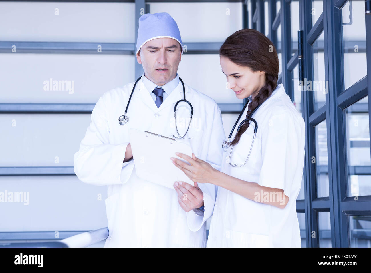 Medical team hospital checking hi-res stock photography and images - Alamy