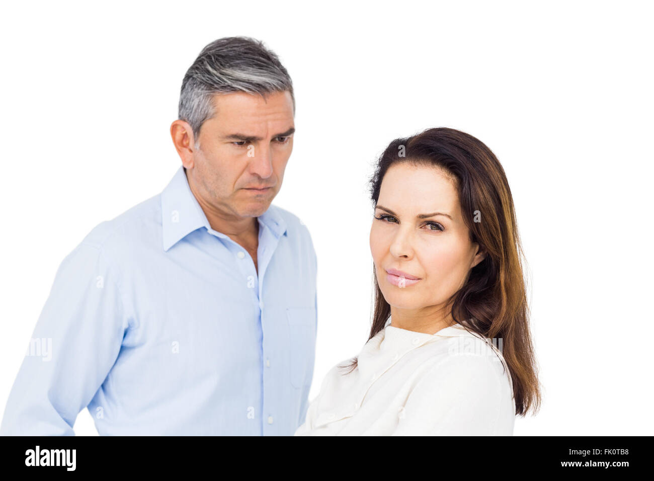 Couple ignoring each other Stock Photo - Alamy