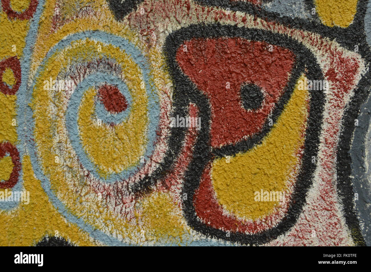 urban art or street art Graffiti detail. Eye, Latin America art, south ...