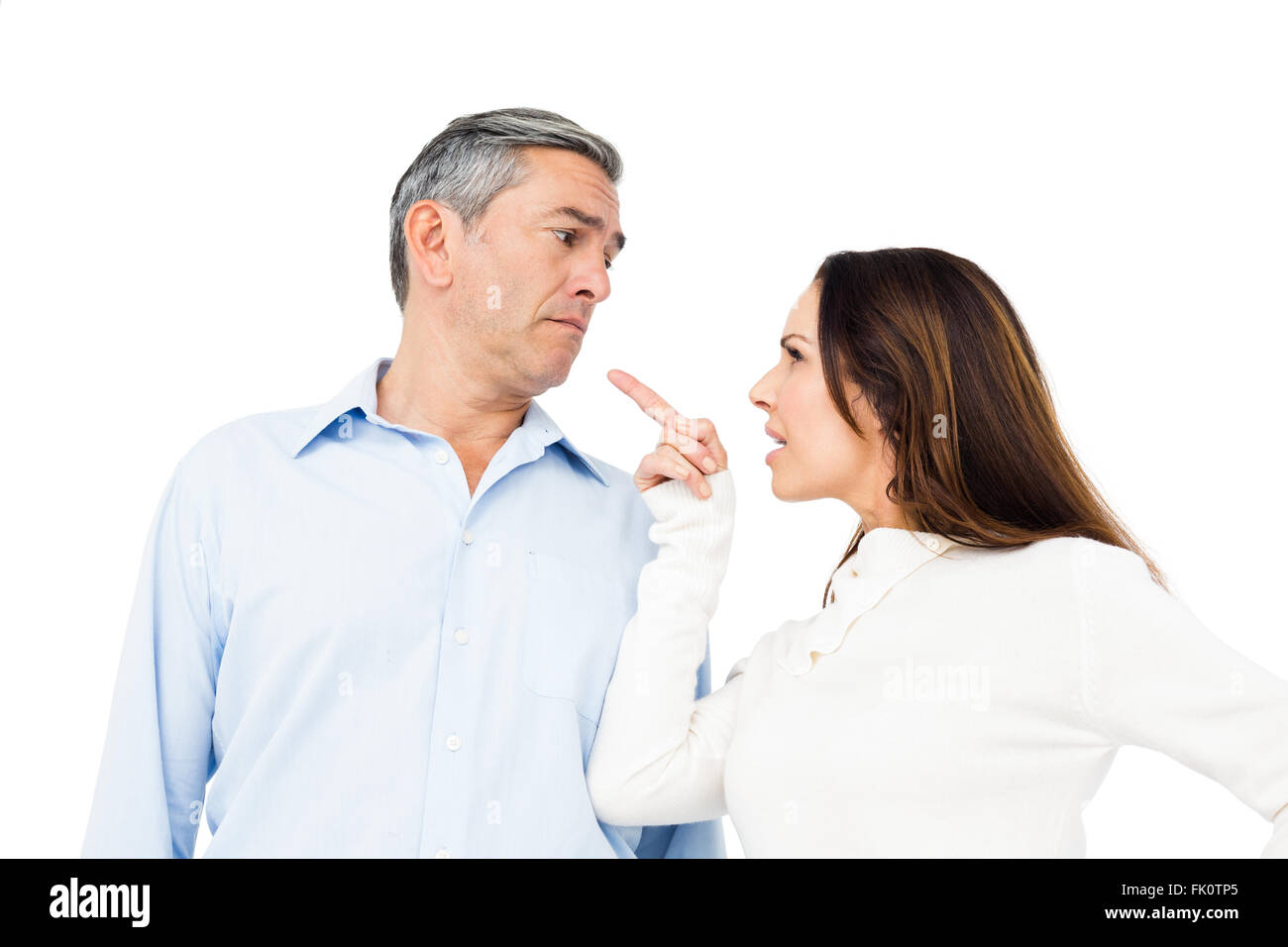 Angry couple arguing Stock Photo - Alamy
