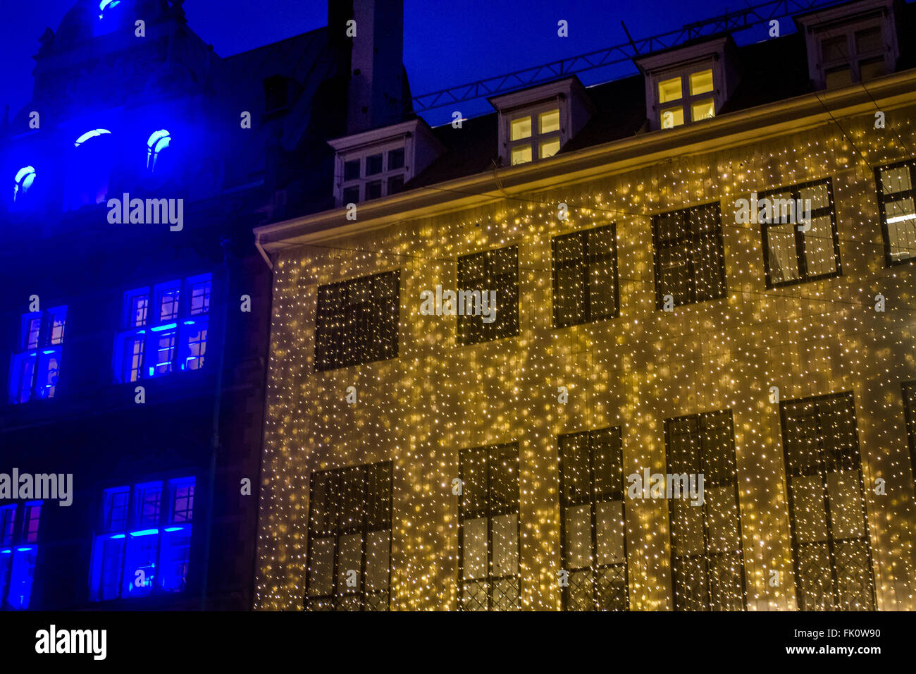 Christmas decorations, Copenhagen,Denmark Stock Photo - Alamy