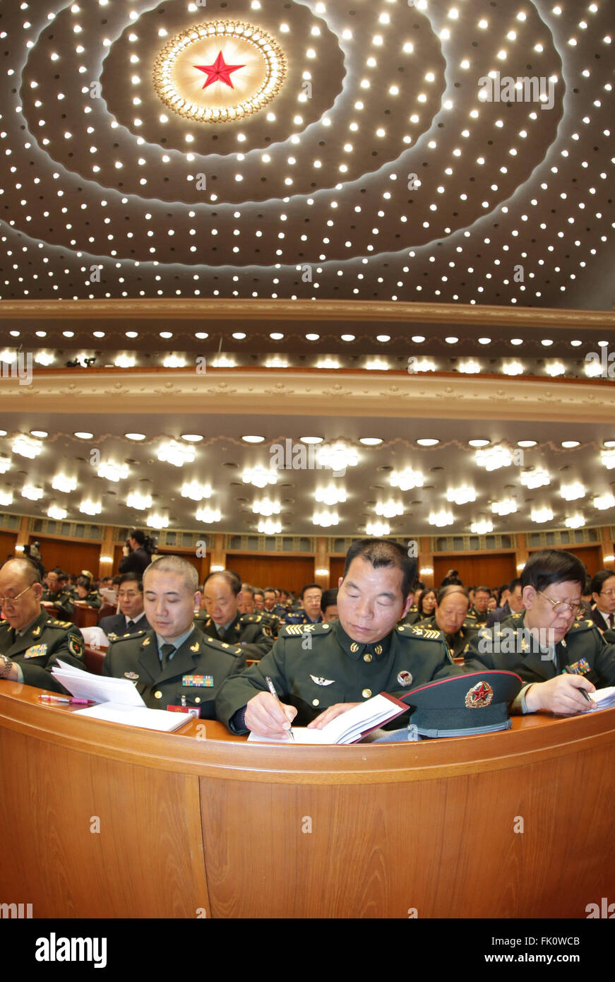 Beijing, China. 5th Mar, 2016. The fourth session of the 12th National ...