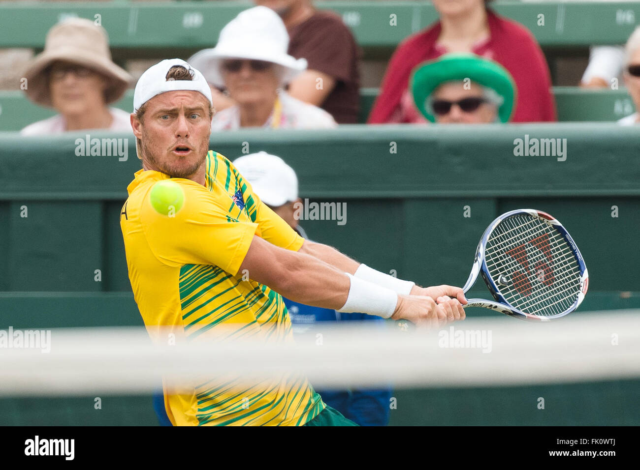 Melbourne, Australia. 5th Mar, 2016. Lleyton Hewitt of Australia in ...