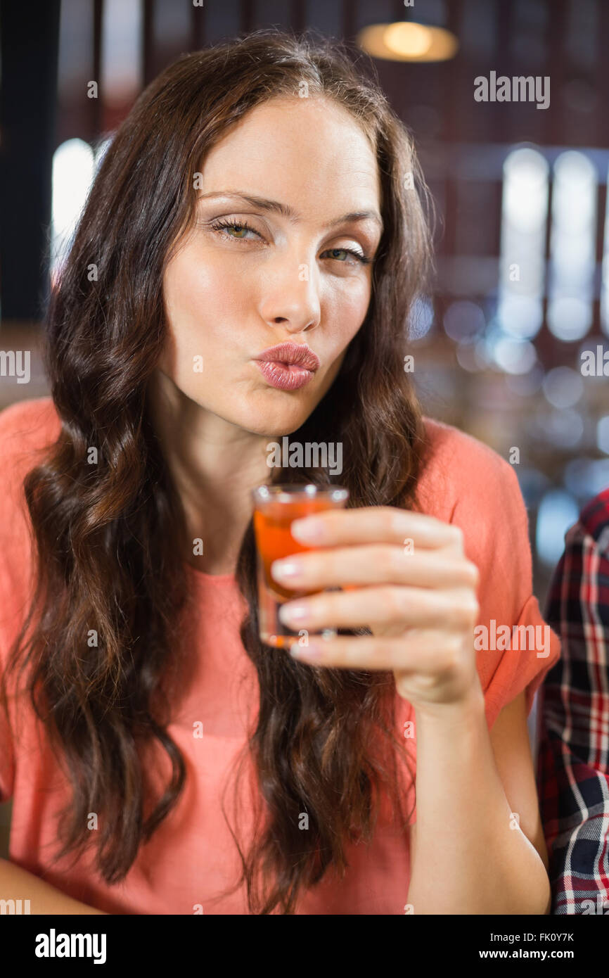 Hand with shot drink hi-res stock photography and images - Alamy