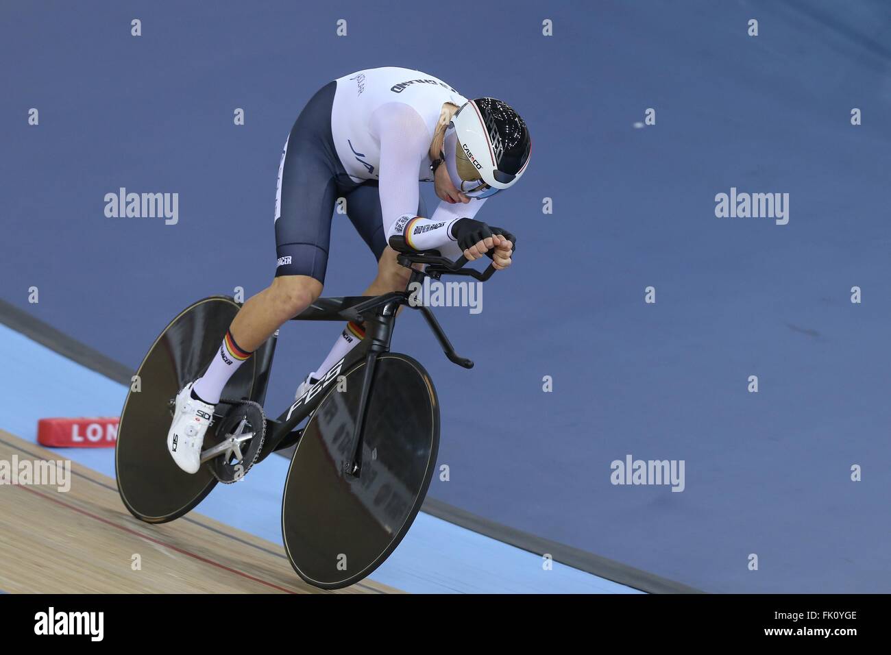 Lee valley Velo Centre, London, UK. 4th March, 2016. UCI Track Cycling ...
