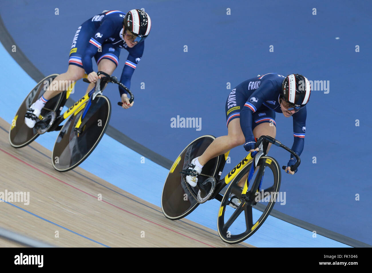 Lee valley Velo Centre, London, UK. 4th March, 2016. UCI Track Cycling ...