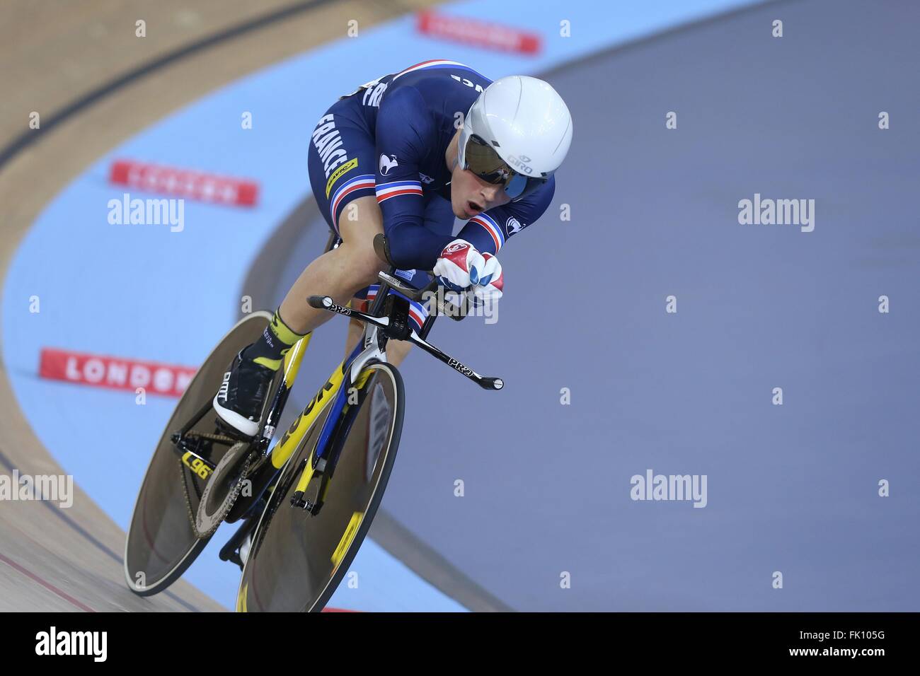 Lee valley Velo Centre, London, UK. 4th March, 2016. UCI Track Cycling ...