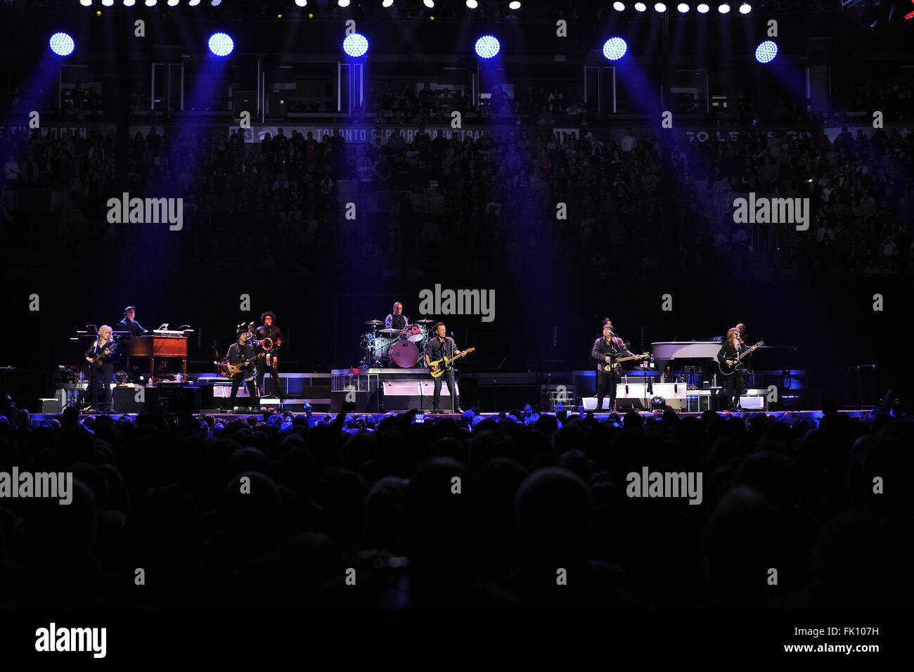 Bruce Springsteen and the E Street Band perform at the Air Canada ...