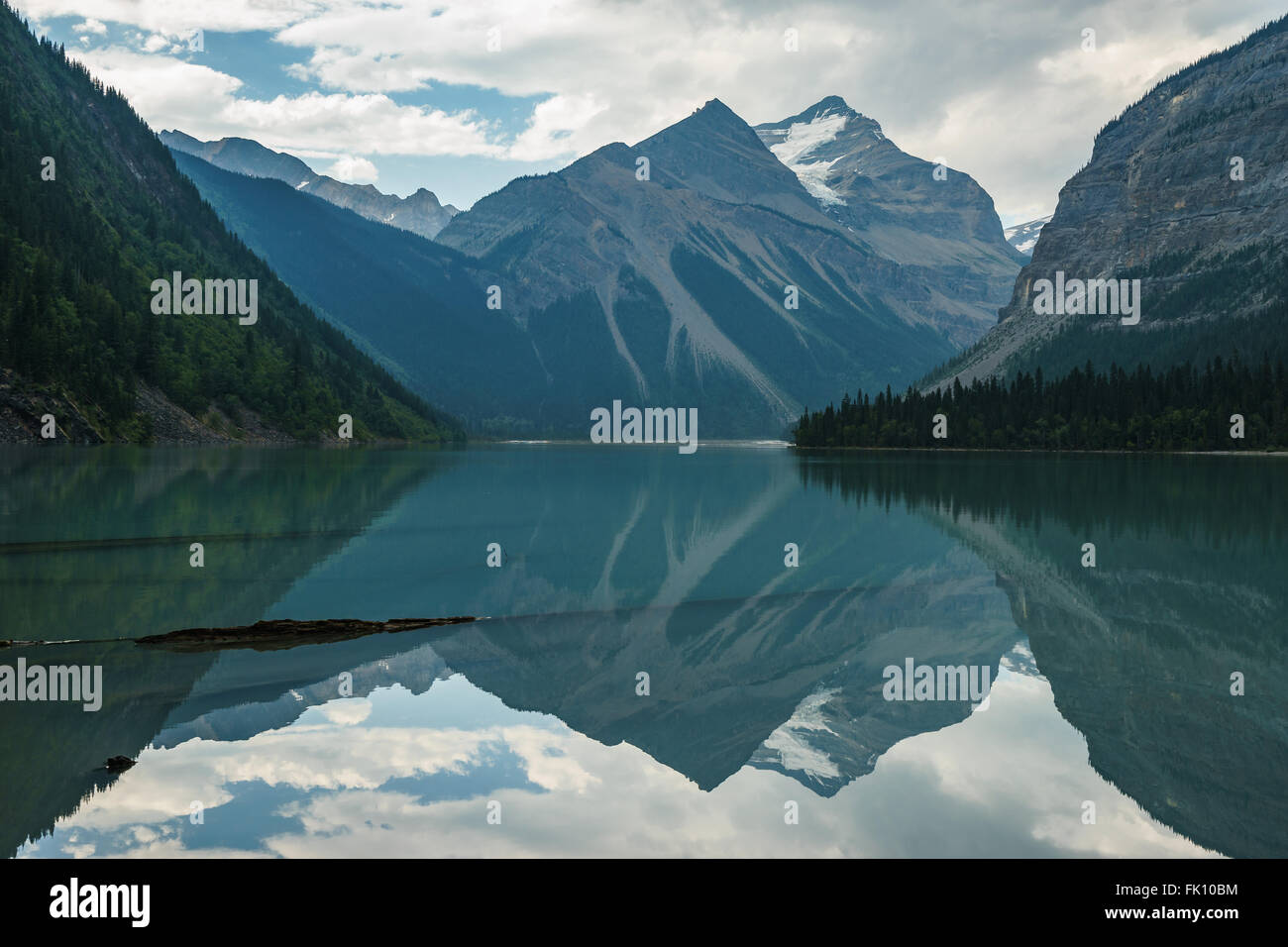 Kinney Lake in Mount Robson Provincial Park near Valemount, BC Stock ...
