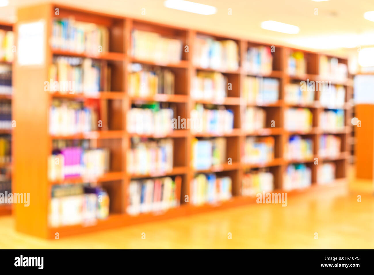 blur image of the library Stock Photo - Alamy