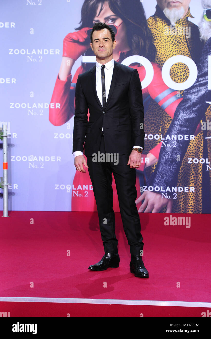 Premiere of Zoolander 2 at Cinestar at Sonycenter Featuring: Justin ...