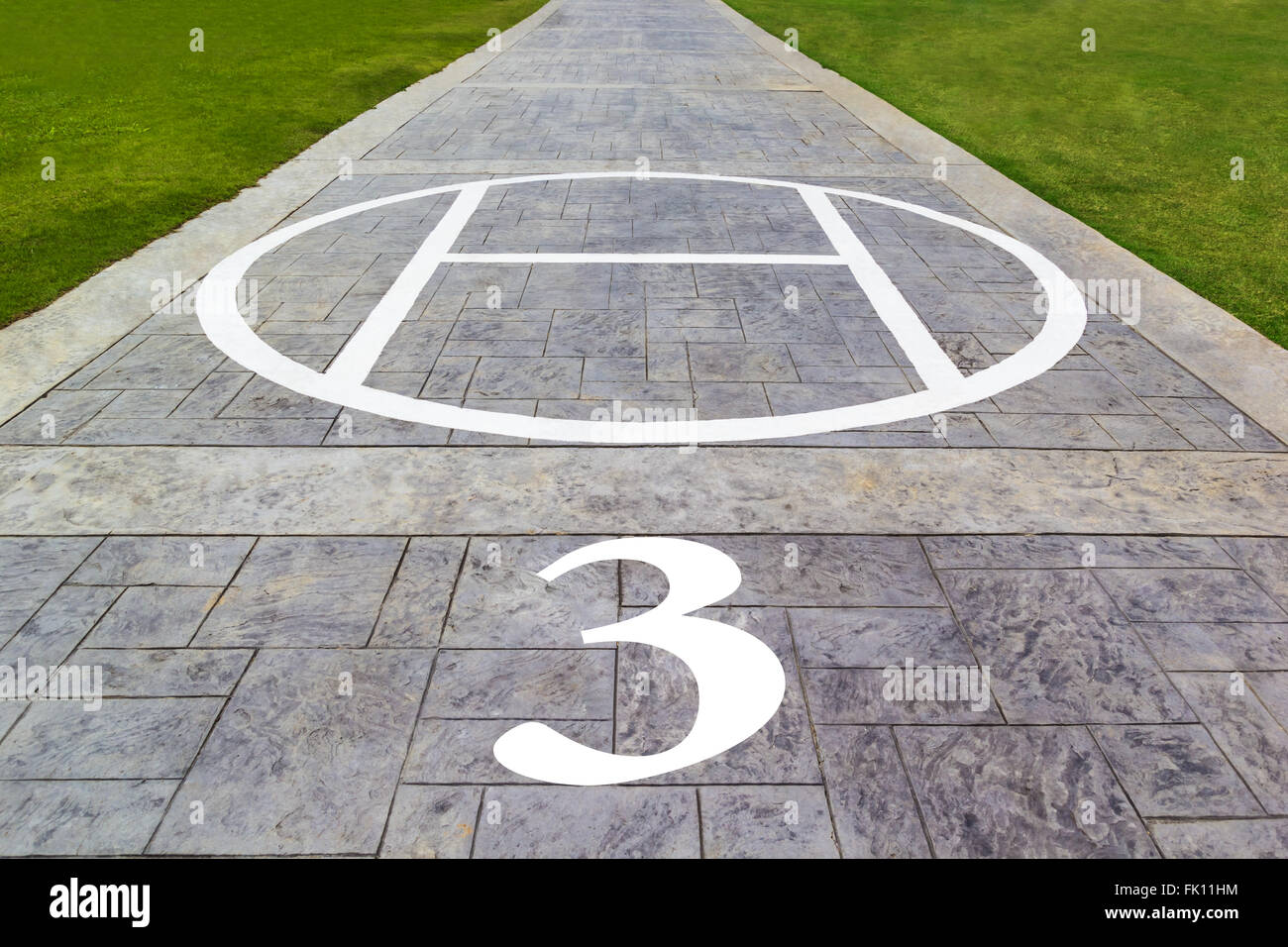 Helicopter landing place helipad hi-res stock photography and images ...