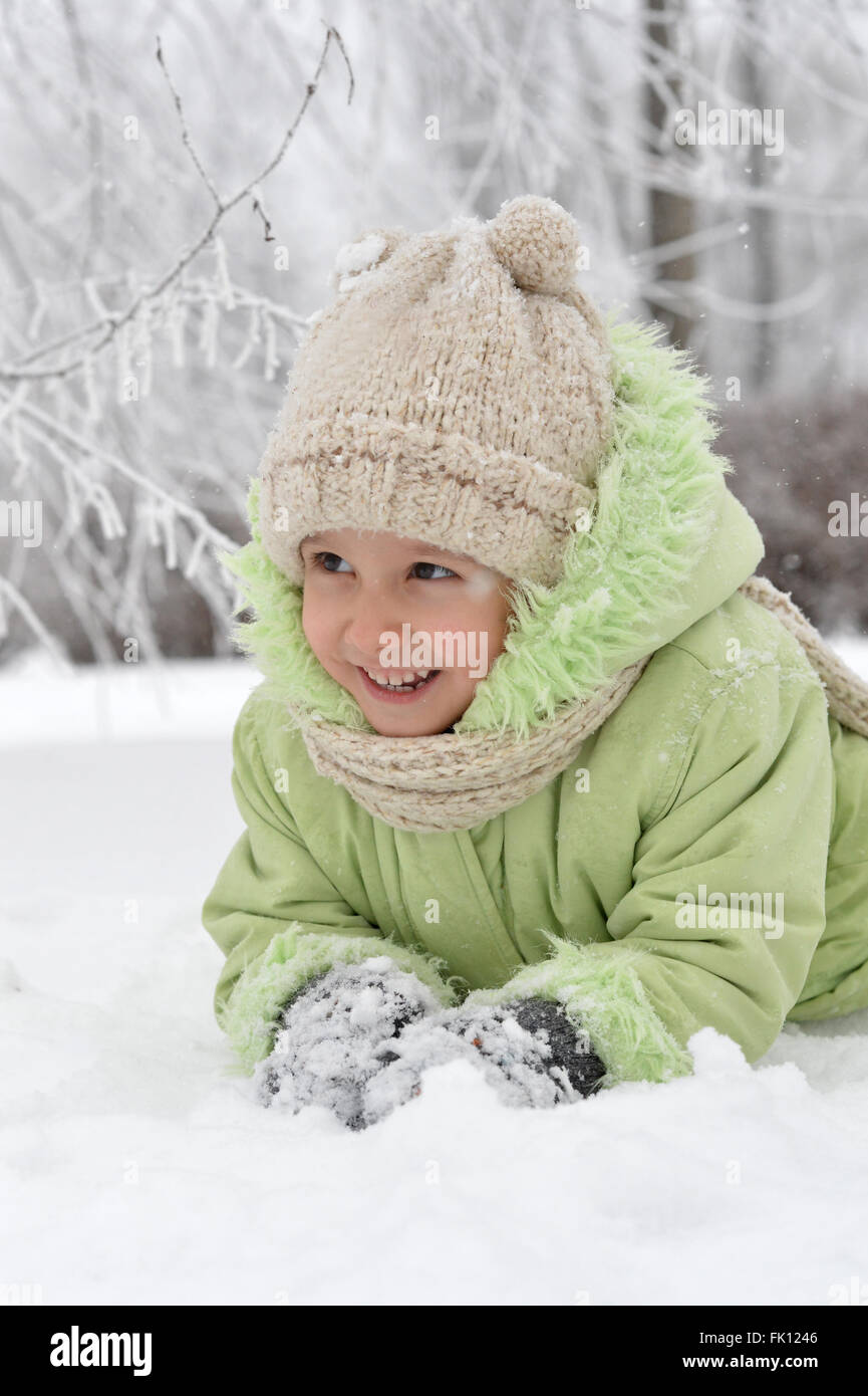 Happy little girl Stock Photo - Alamy