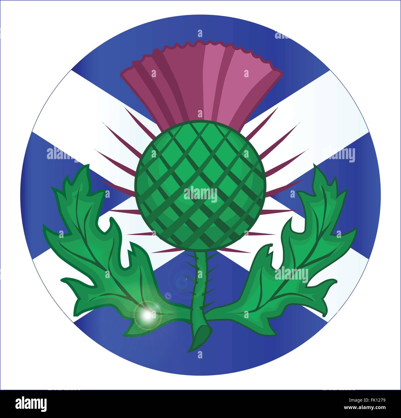 Scottish Thistle Symbol