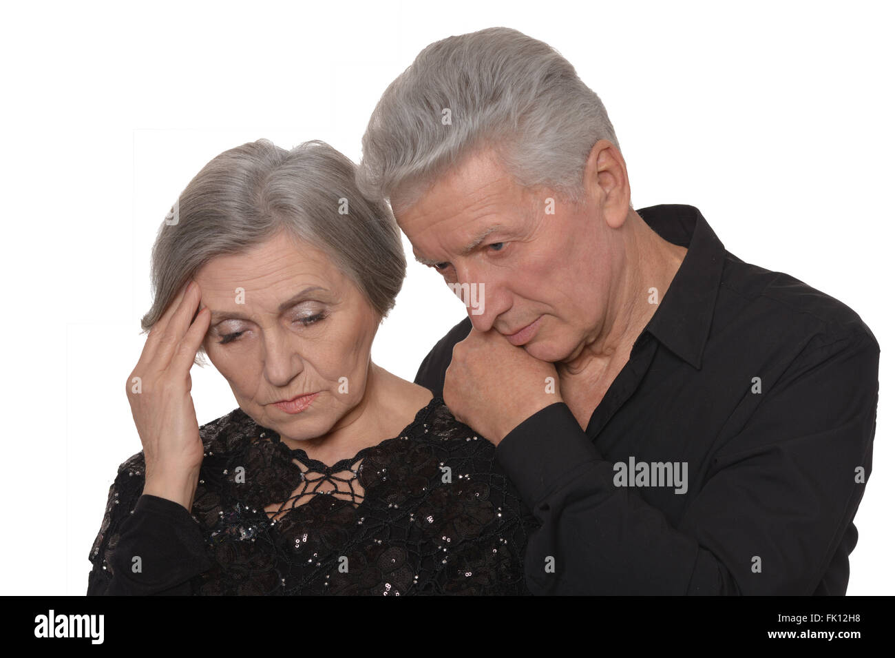 Sad Senior couple Stock Photo - Alamy